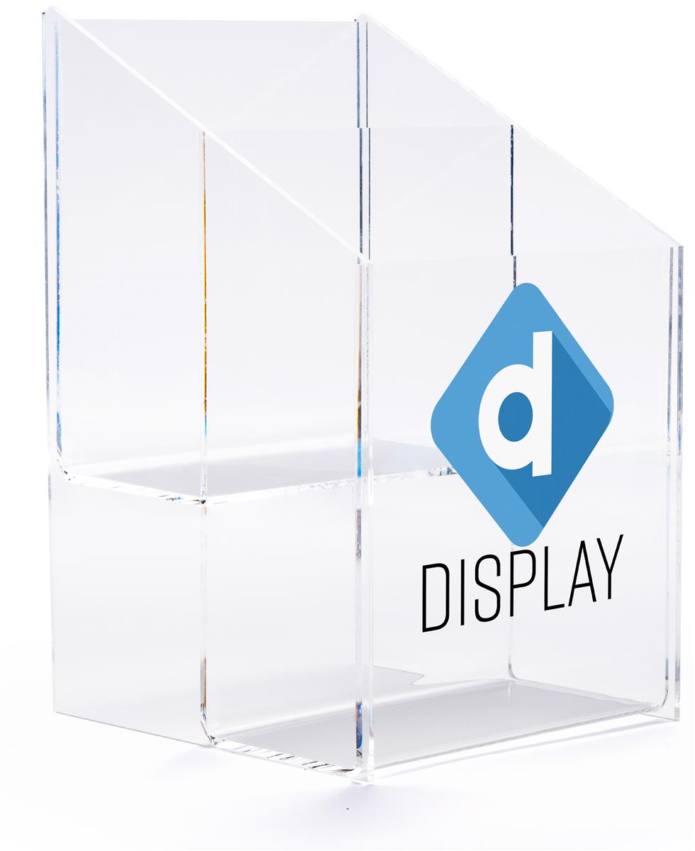 Custom Printed Plastic Countertop Booklet Holder | For 5.5 x 8.5