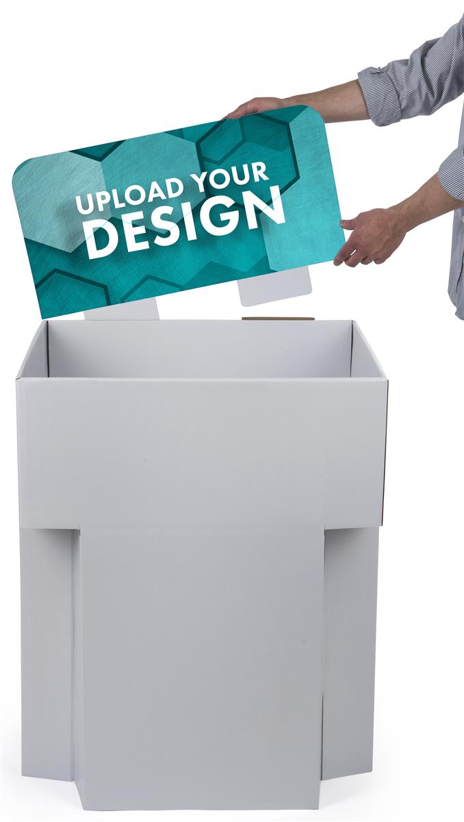 Customized Cardboard Dump Bin Displays | Personalized Graphics