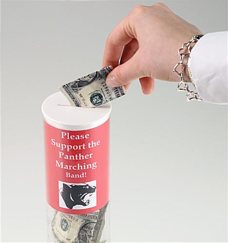 Donation Cans | Fundraising Money Collection Tubes
