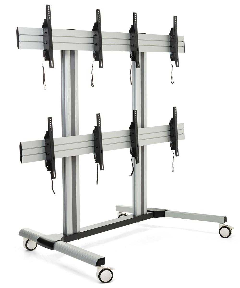 Mobile Video Wall | Shock Absorbing Wheels