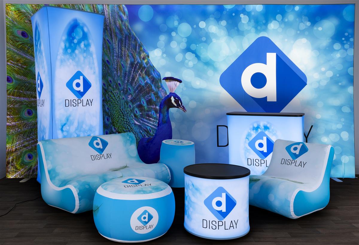 Backlit Inflatable Tower | WaveLight Air w/ Wrap-Around Graphics