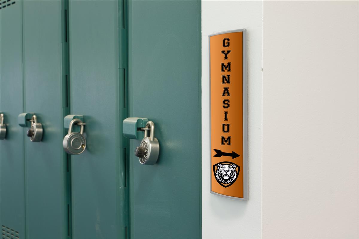 Wall Sign For Wayfinding | School and Professional Direction Sign