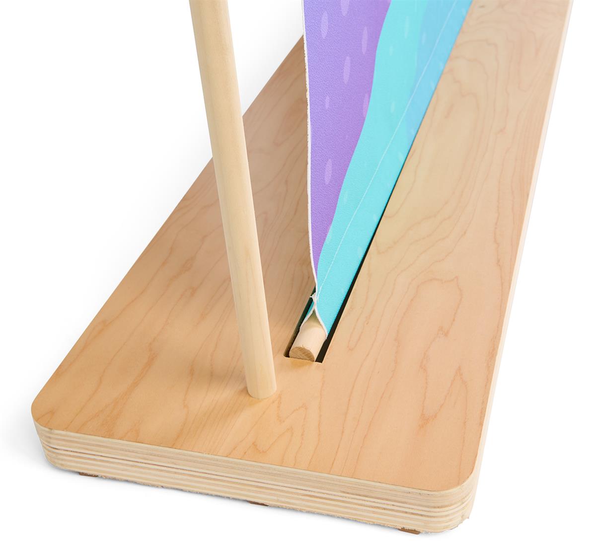 Backdrop with Wooden Frame and Recycled Banner