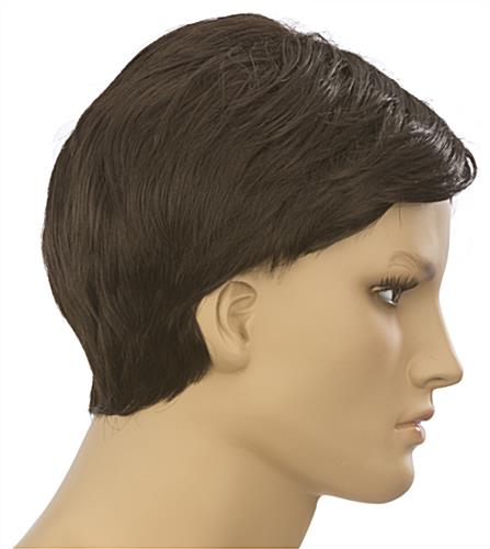 Male Mannequin Wig | Short Style in Dark Brown