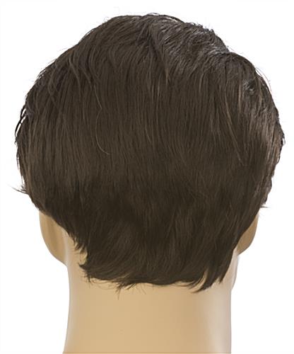 Male Mannequin Wig | Short Style in Dark Brown