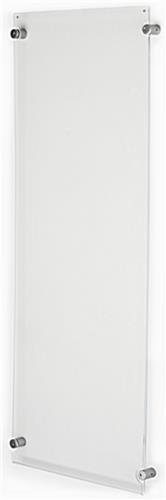 12 x 36 Poster Frame | Clear Acrylic Frameless Design