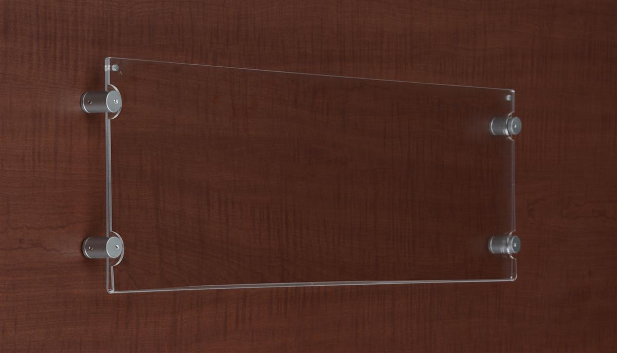 Acrylic Panoramic Poster Frames | Edge-Grip Standoff Mounting