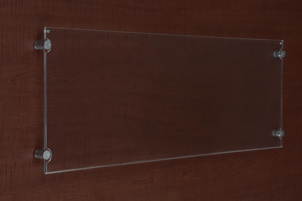 36 x 12 Panoramic Poster Frame - Edge Grip Standoffs