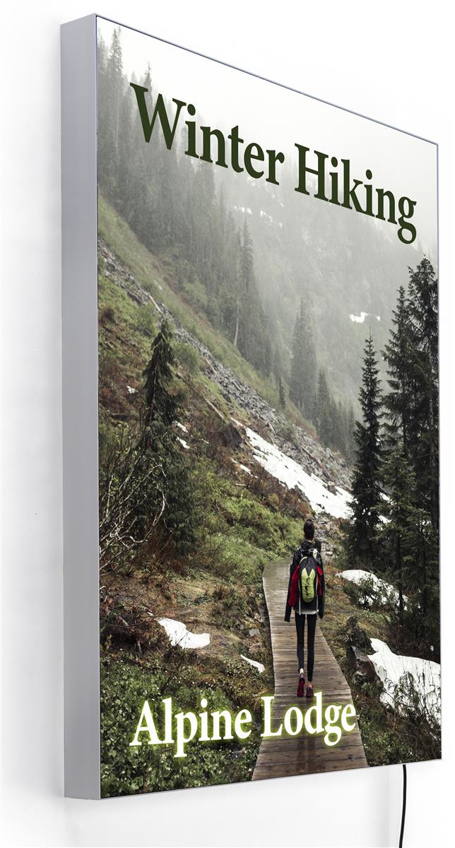 SEG Fabric Backlit Wall Poster | Customized Replacement Graphics