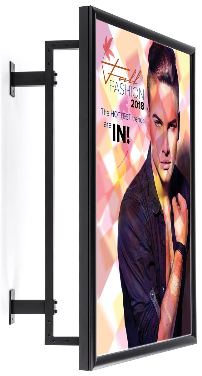 Wall Swivel Sign Frame | 24” x 36” Holder