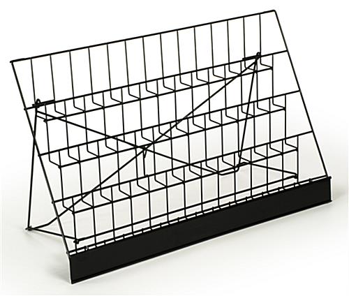 Wire Literature Rack | Adjustable for Brochures & Magazines