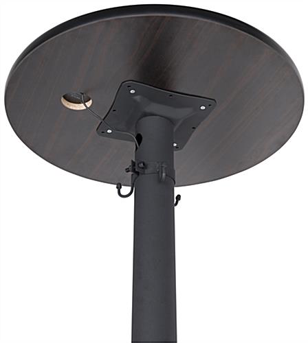 Wireless Charging Table | 24”w 42"h Mahogany w/1 Charger