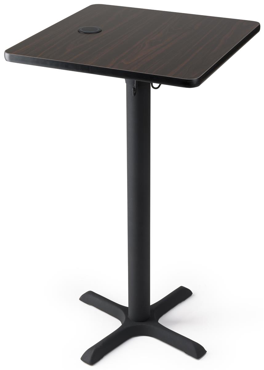 Wireless Charging Table Station | 24”w 42"h Mocha Walnut1 Charger