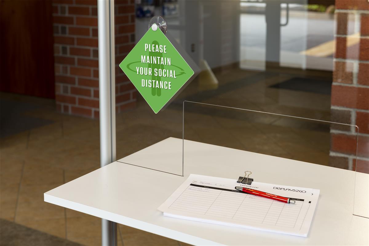 Custom Suction Cup Window Signage | Set of Four