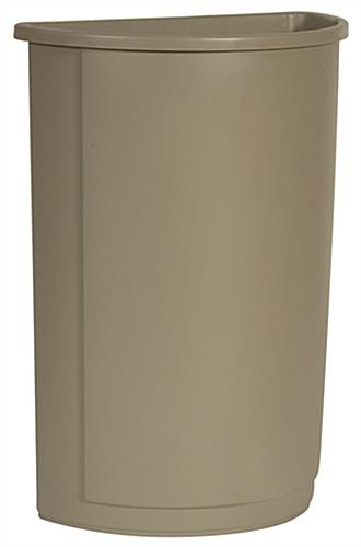 Beige Waste Container | Hands Free Push Open Lid
