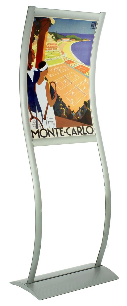 Poster Displays | 24 x 36 Signage Stand w/ Curved Structure