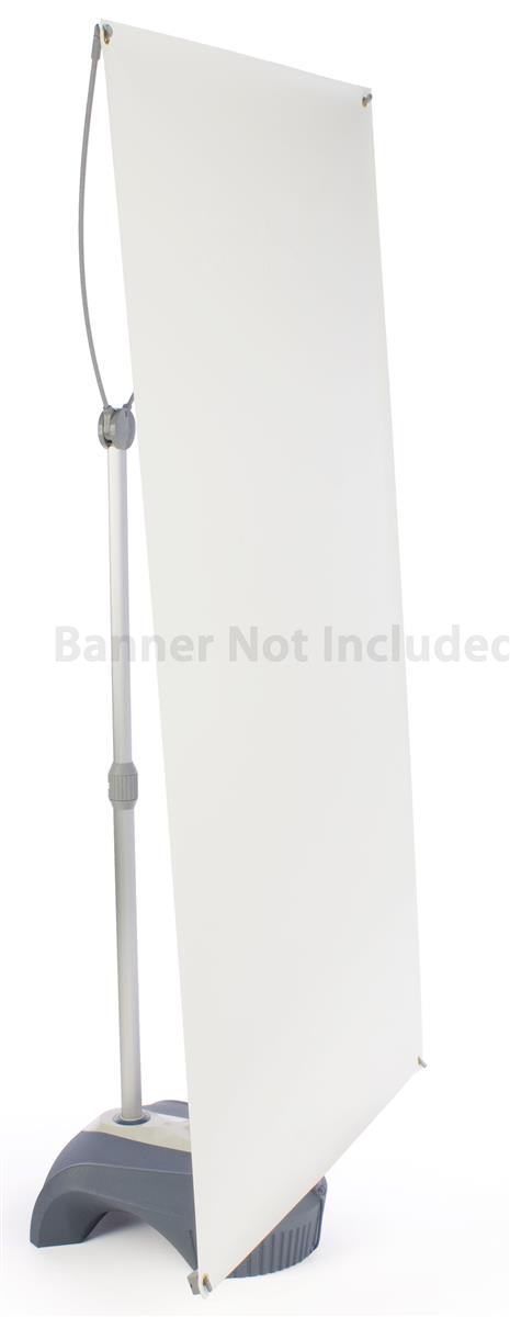 Outdoor Banner Display Stand - Fillable Water Base