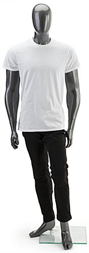 Gray Male Mannequin | Accented Full Body