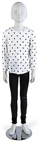 Semi-Abstract Girl Mannequin | Molded Hair & Face