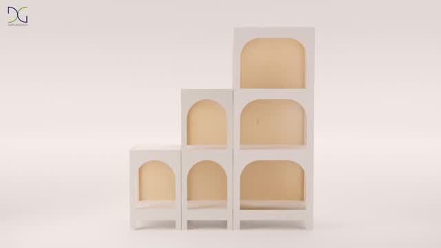 Arch Display Shelf | Made with FSC-Certified Wood | Displays2Go