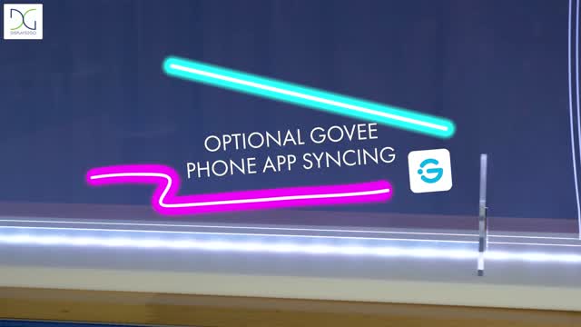 Illuminated Countertop Acrylic Barrier | Color Changing LEDs | Displays2Go