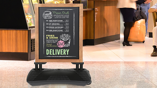 Magnetic Chalkboard Sign | Outdoor Rated Design | Displays2Go