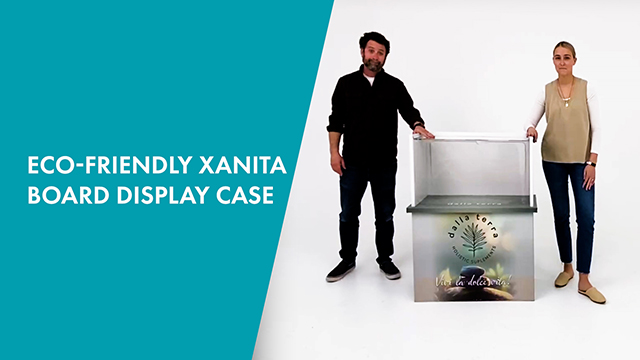 Portable Acrylic Display Counter with Graphics | FSC-Certified