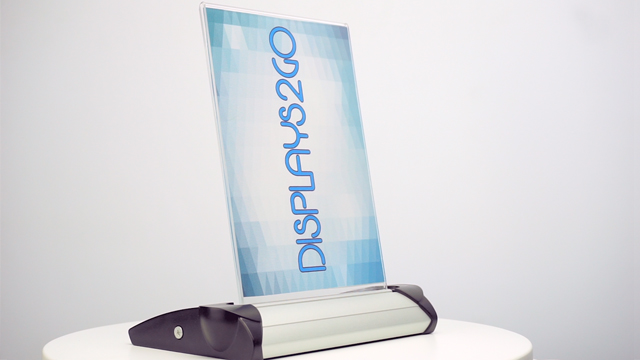 4” x 6” Adjustable Angle Sign Holder | 3 Set Positions | Displays2Go